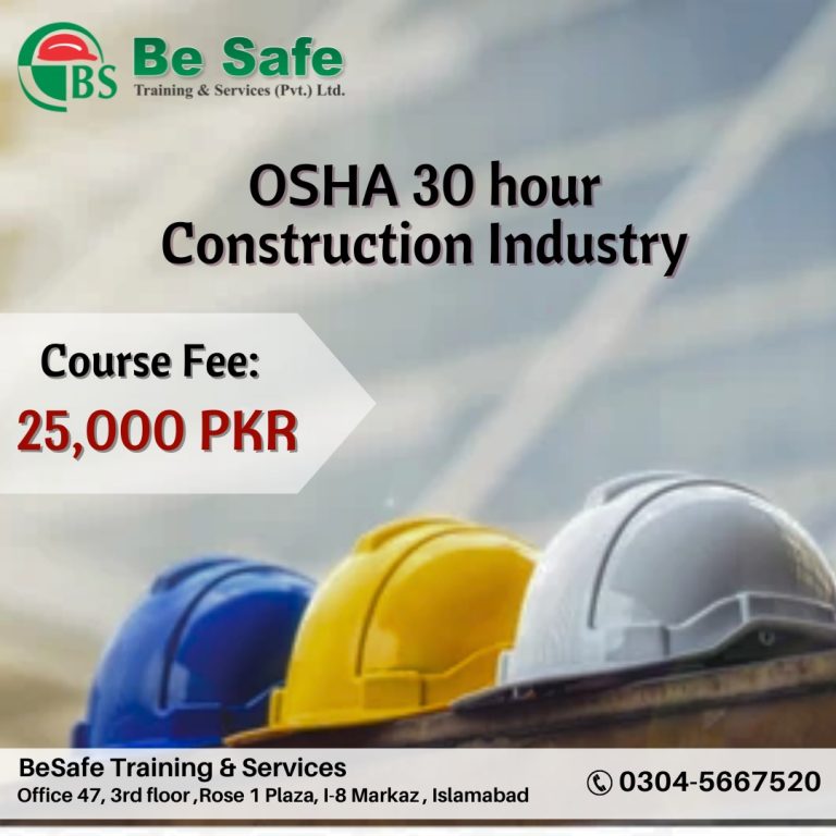 OSHA 30-hour Construction Industry – Be Safe Training & Services
